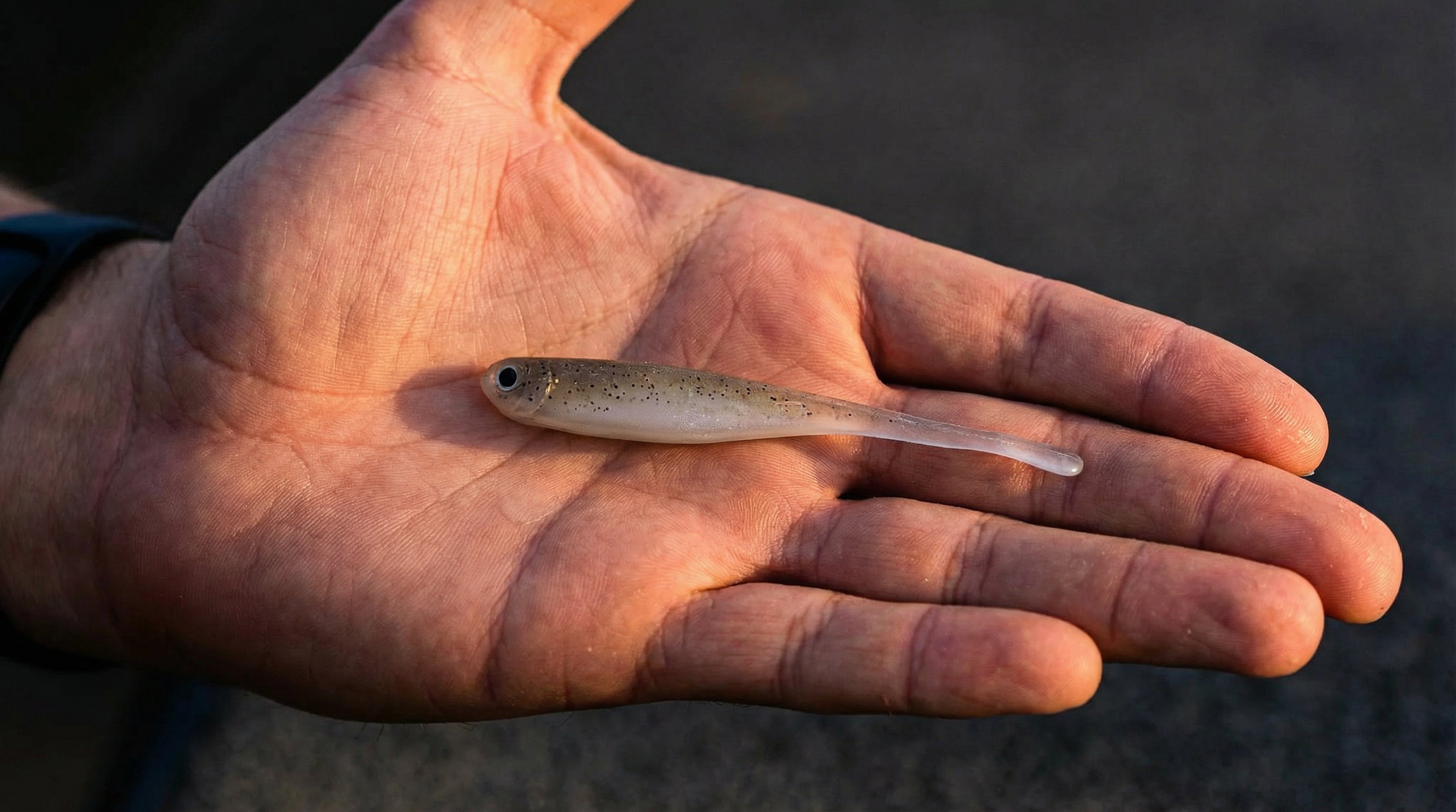 Shad Eye Drop Shot Worm – Skinny Bear Fishing